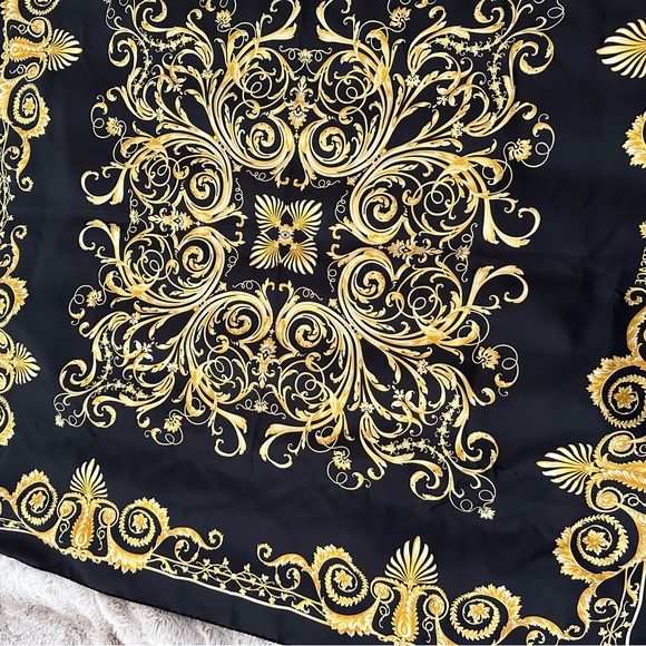 Versace | Accessories | Versace Foulard Carre Silk Scarf | Poshmark